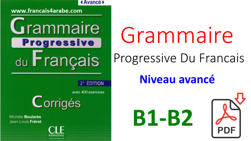 Télécharger Grammaire progressive du français Niveau avancé pdf • تعلم ...